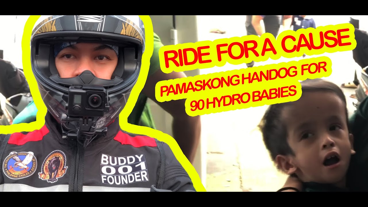 Pamaskong Handog for 90 Hydro Babies (Ride for a Cause) - YouTube