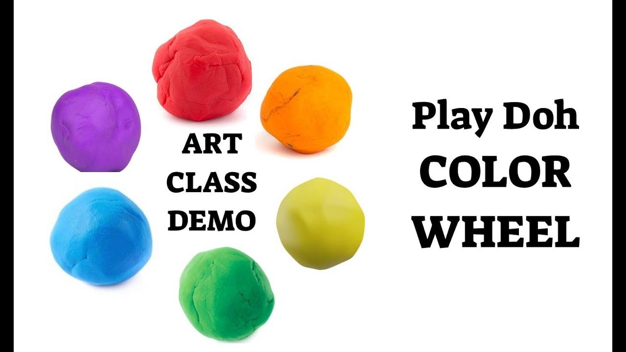 ART CLASS DEMO Play Doh color COLOR WHEEL for elementary art teachers ...