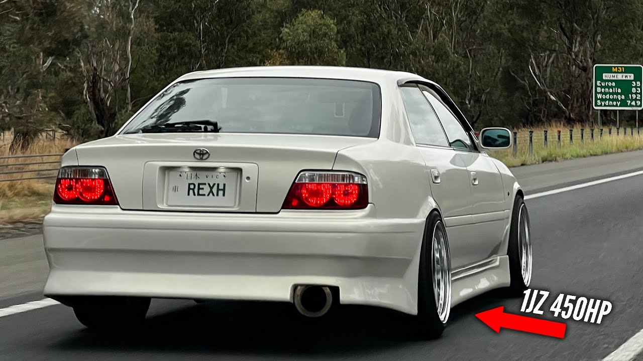 ROAD TRIP IN MY 450HP 1JZ TOYOTA CHASER! + HIGHWAY PULLS - YouTube