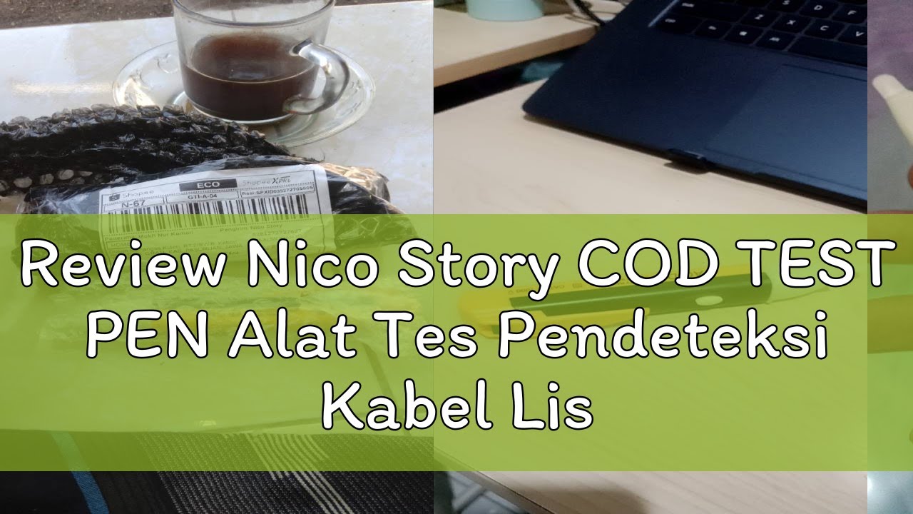 Review Nico Story COD TEST PEN Alat Tes Pendeteksi Kabel Listrik Tanpa ...
