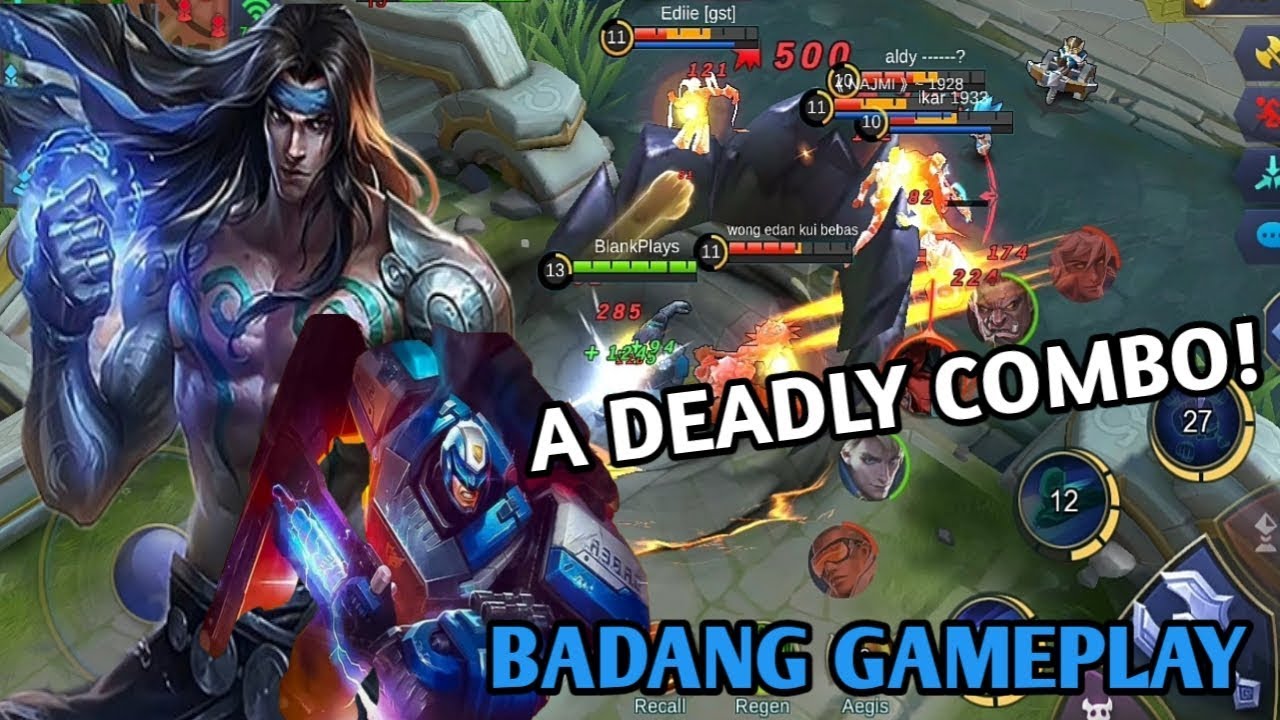 A DEADLY COMBO! BADANG GAMEPLAY - MOBILE LEGENDS - YouTube