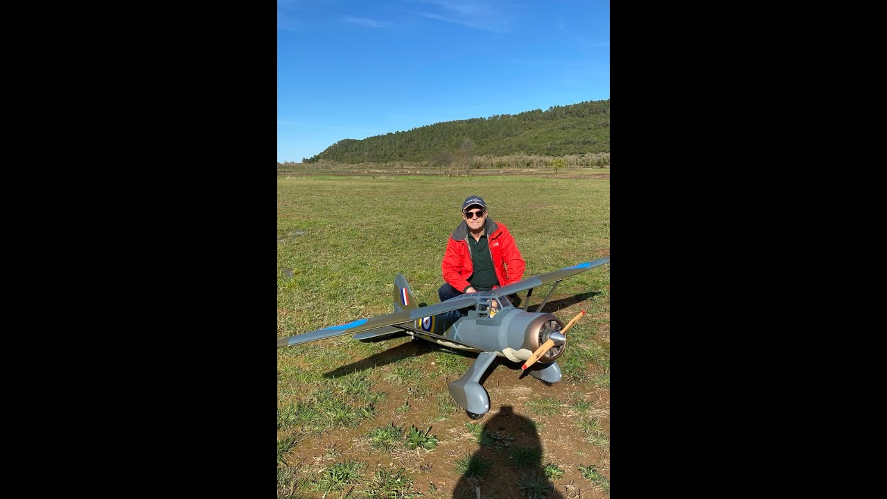 Seagull 1/5 Scale Westland Lysander, Engine :Saito FG57T. - YouTube