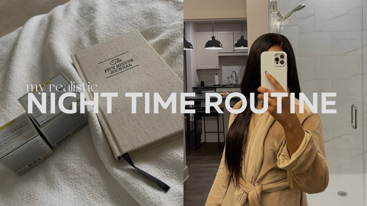 2022 Relaxing & Productive Night Time Routine - YouTube