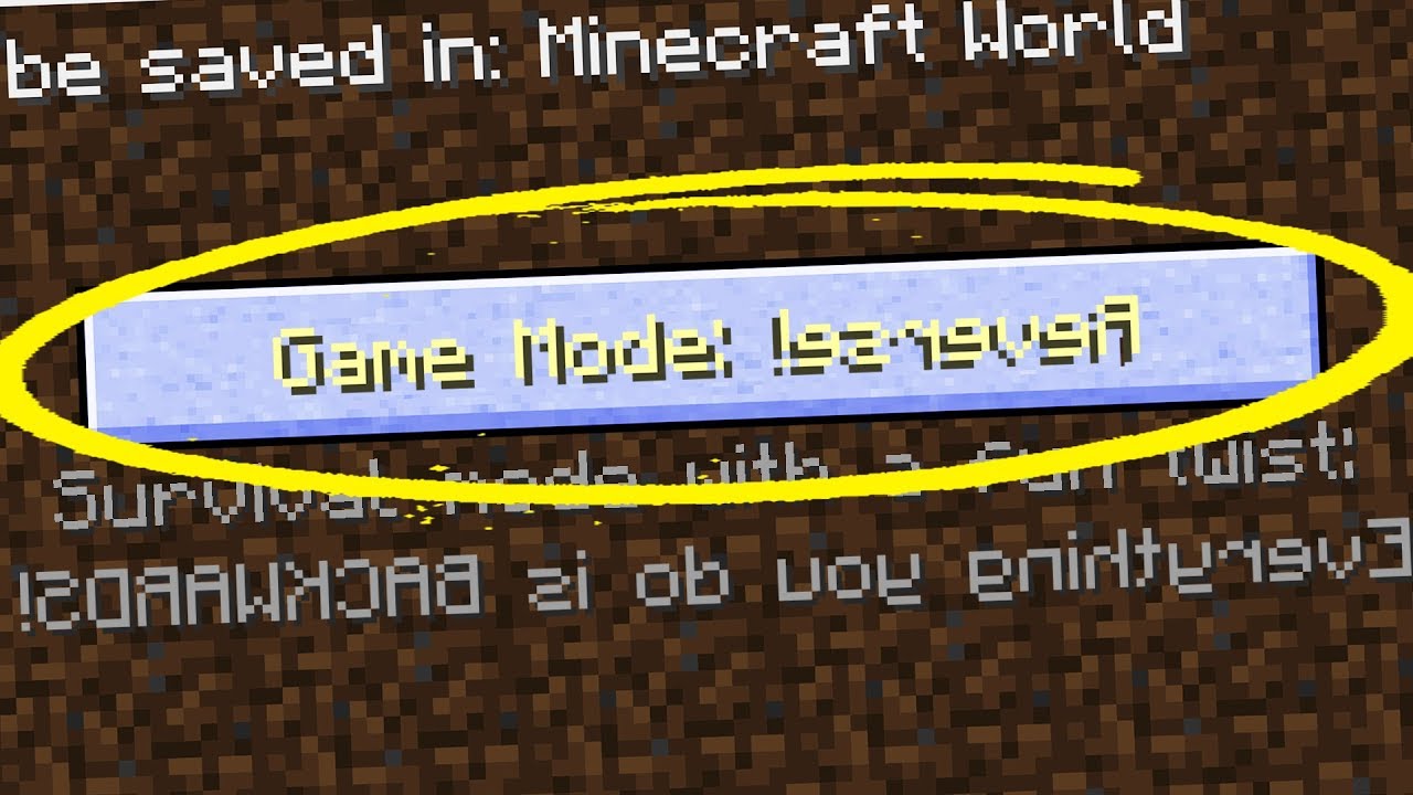 if Minecraft had a REVERSE Mode... - YouTube