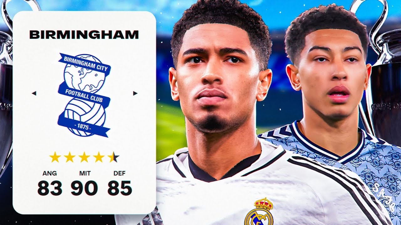 BELLINGHAM-BRÜDER führen JUGENDCLUB zum CL-SIEG!!😍🔝 FC25: Birmingham ...