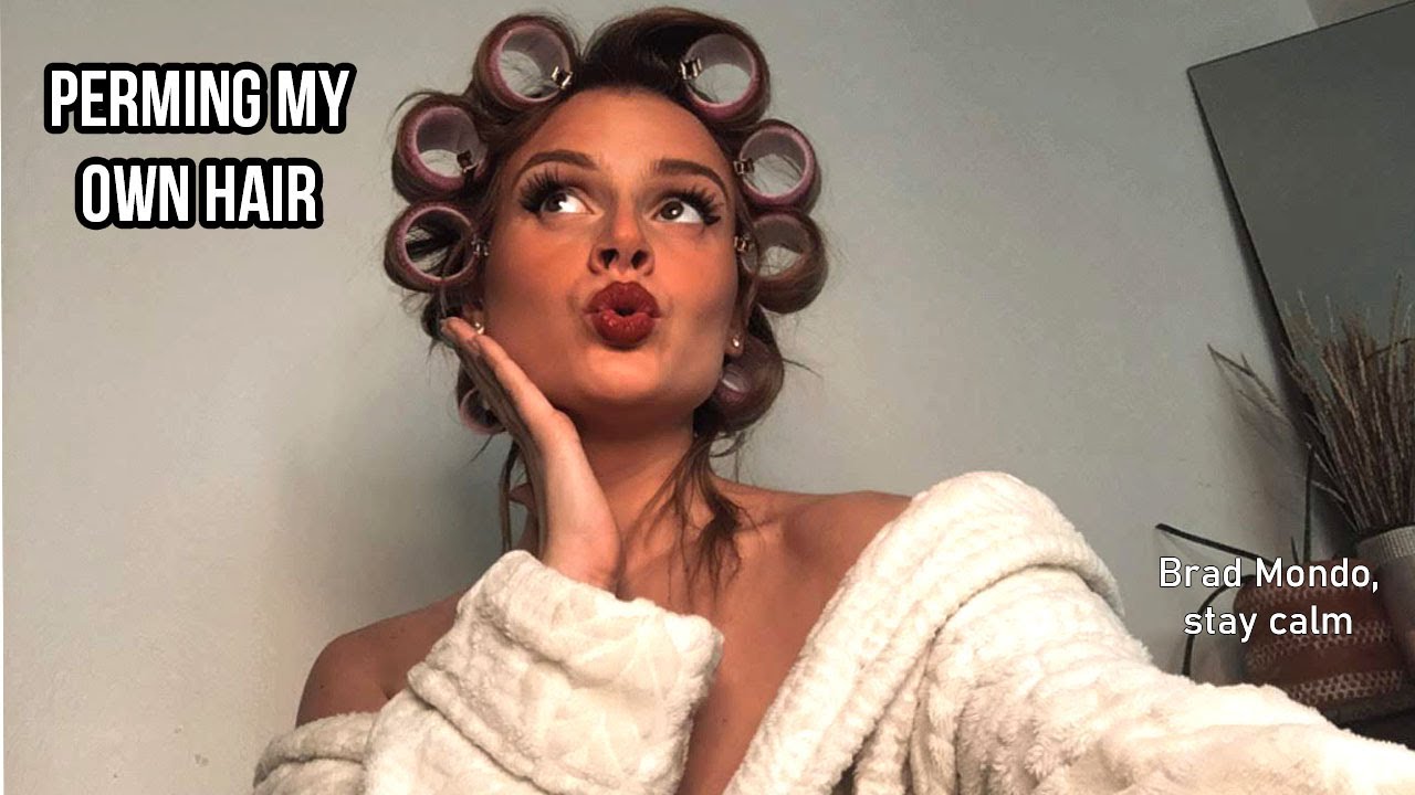 perming my own hair at home.. FAIL - YouTube