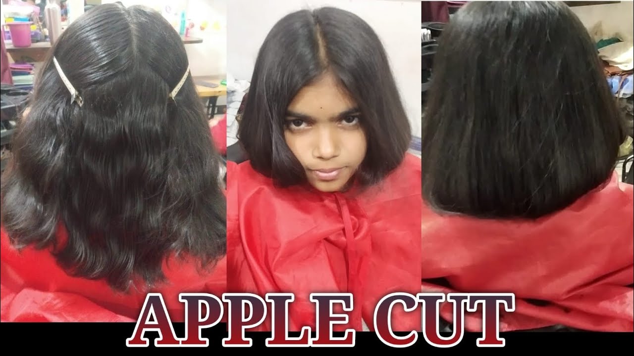 Apple Haircut step by step easy way💇‍♀️💇‍♀️💇‍♀️ - YouTube