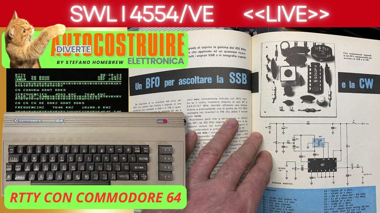 Un BFO per il ricevitore con TDA1572 per ricevere l'SSB e ricevo RTTY ...