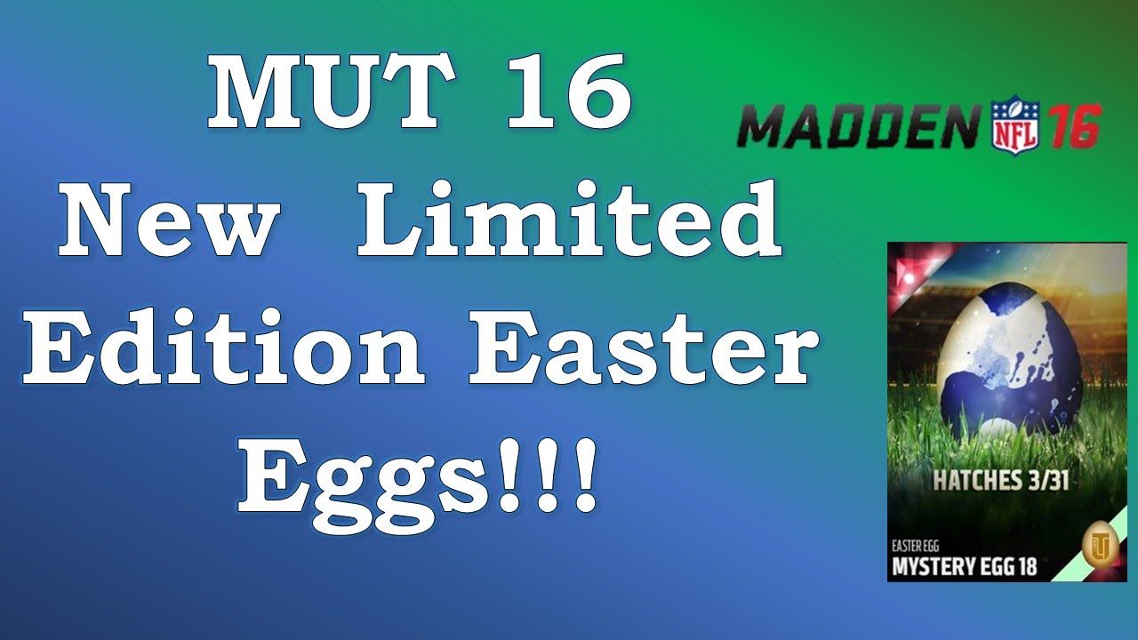 MUT 16 New Limited Edition Easter Eggs - YouTube