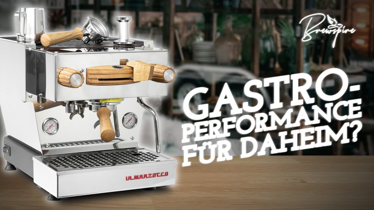 LA MARZOCCO LINEA MINI NATURAL OAK - HANDS ON - YouTube