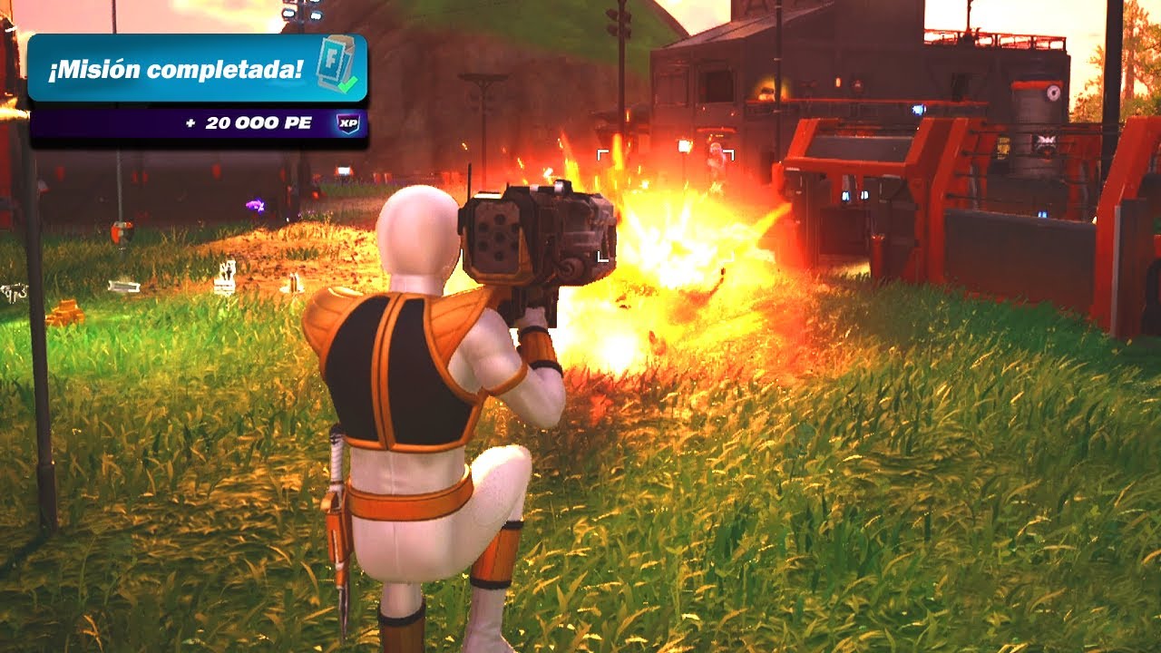 GOLPEA A OPONENTES CON EL DESTRUCTOR DE ENJAMBRE | MISIONES FORTNITE ...