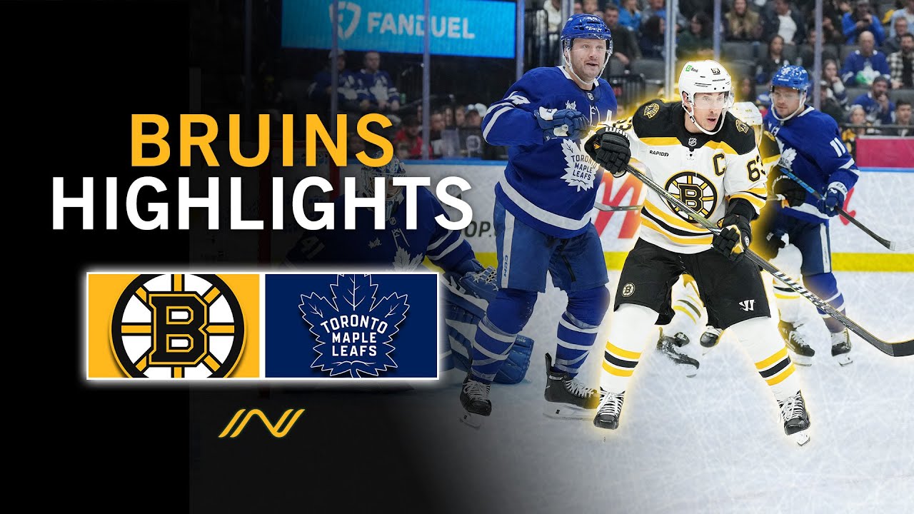 Bruins Highlights: Boston Heads To Toronto For Original Six Matchup ...