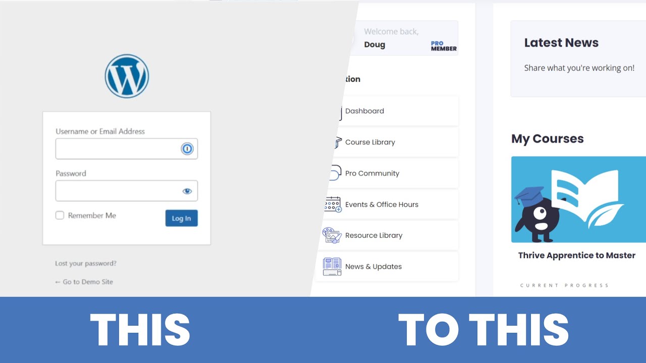 3 Great Custom Login Experiences Using Thrive Suite - YouTube