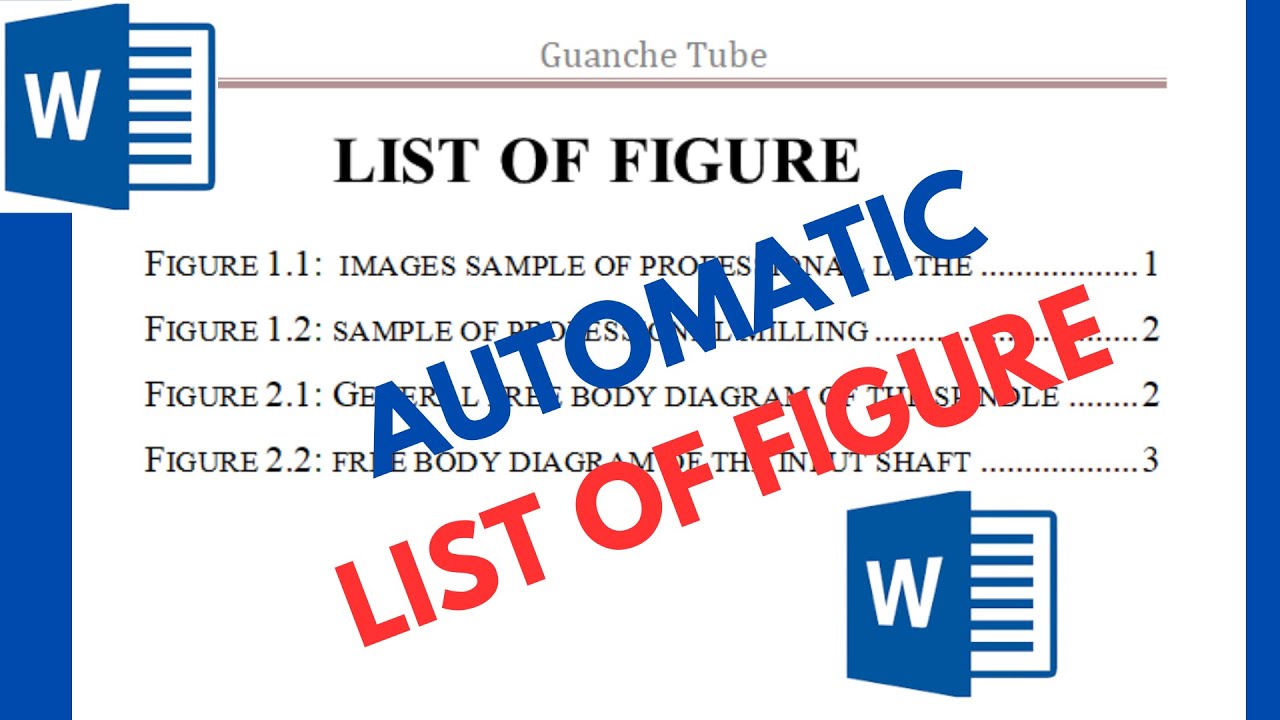 How to make figure caption and list of figures in word || ወርድ ላይ በቀላሉ ...