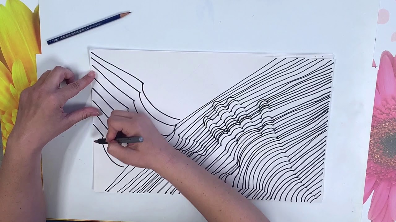 3D Hand Trace Drawings (Beginner) - YouTube
