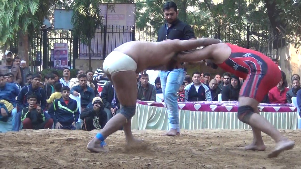 Semifinal match .JItu bhardwaj pahalwan - Pataka Chai dangal 2017 - YouTube