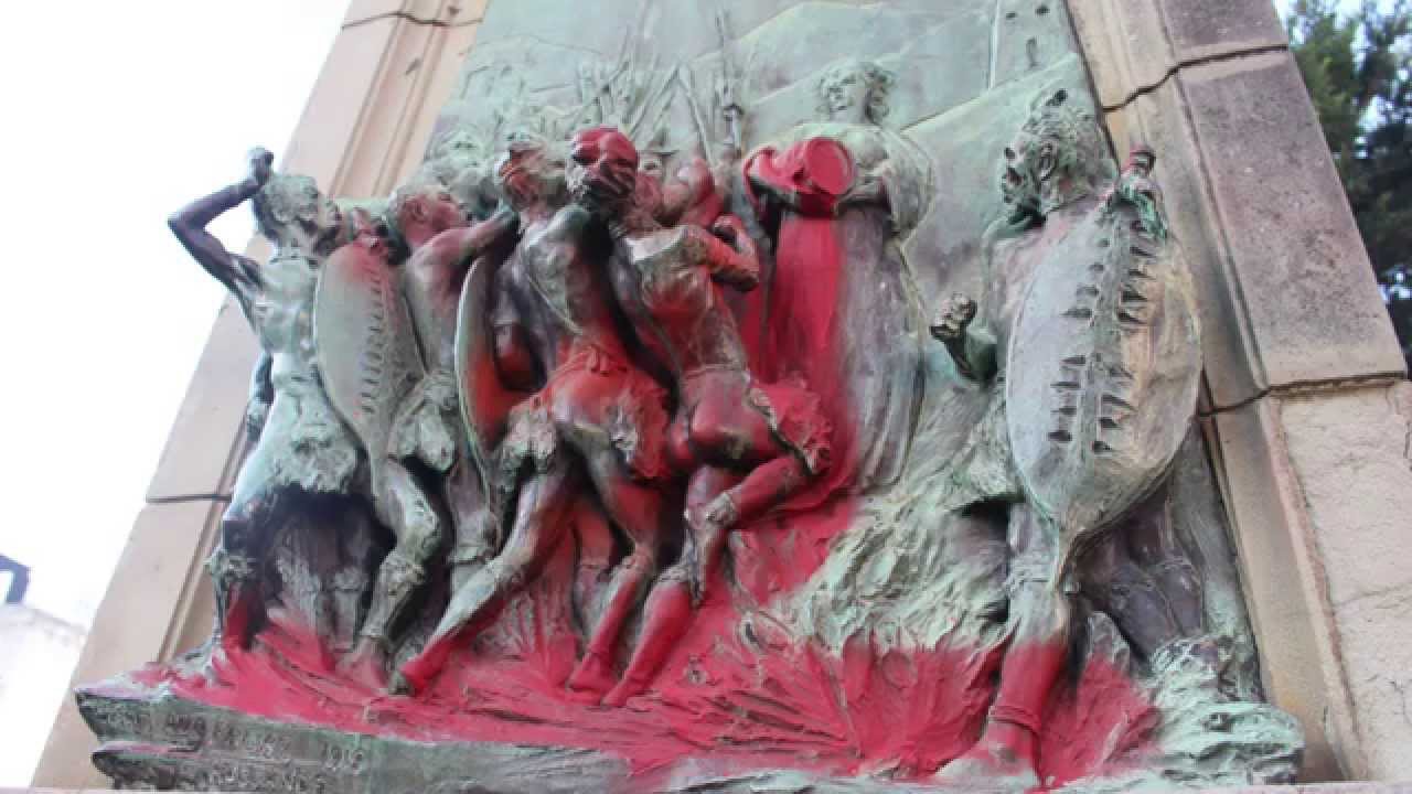 Elizabeth Salt Monument Defaced - YouTube