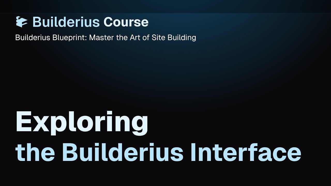 E02: Exploring the Builderius Interface | Universal by Design - YouTube