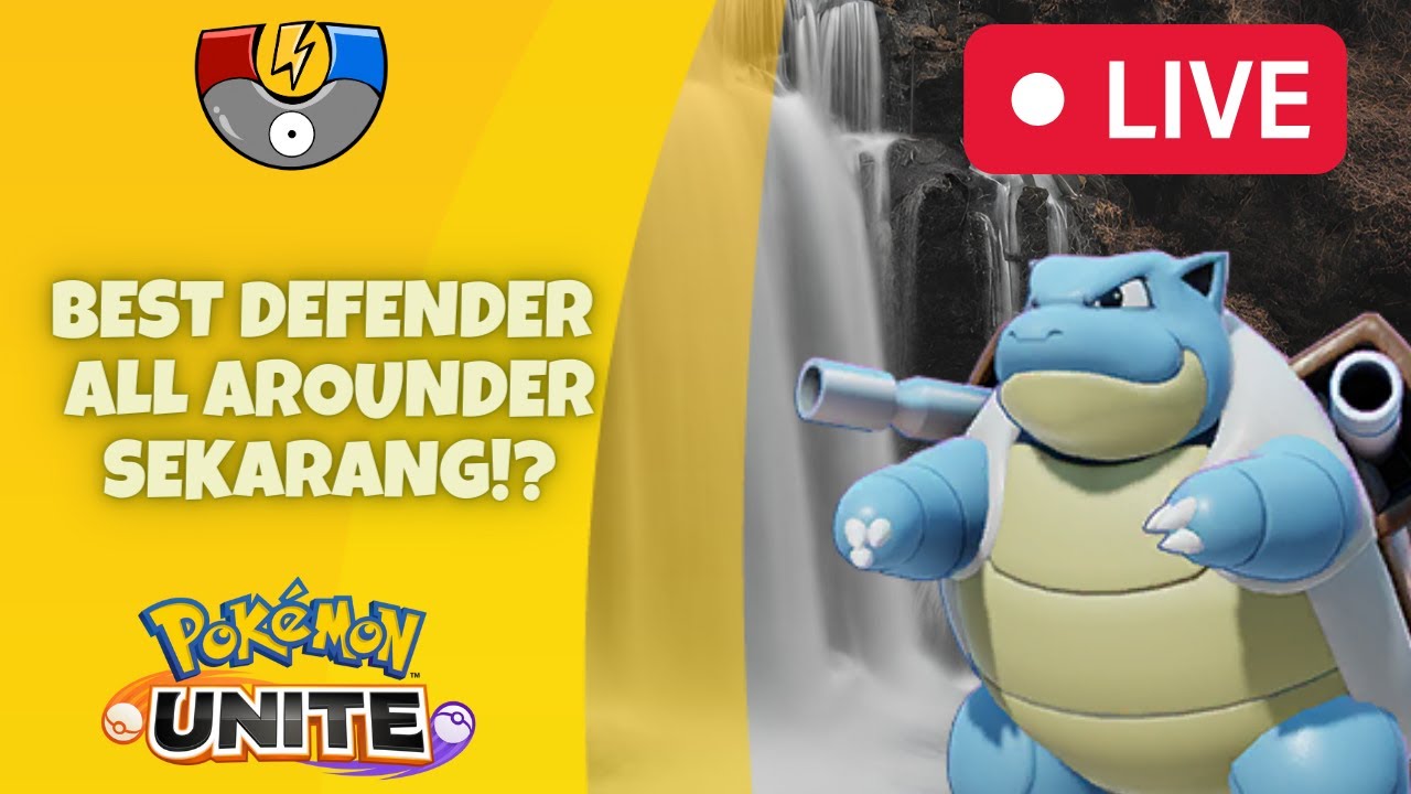 [ 🔴LIVE ] BLASTOISE Push Rank Setelah Buff - Pokemon Unite Stream Mabar ...