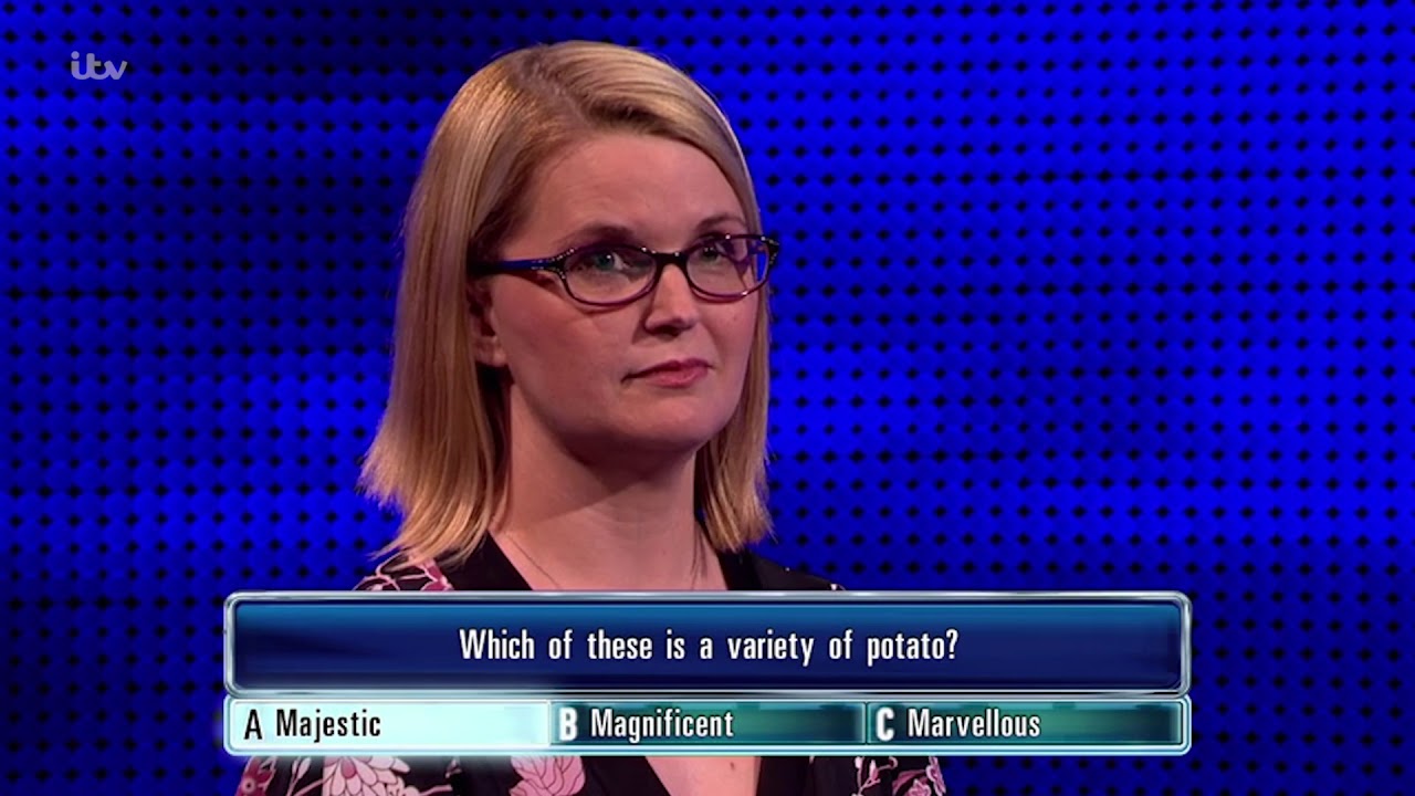 Vicky Gets Her Potato Question Right | The Chase - YouTube