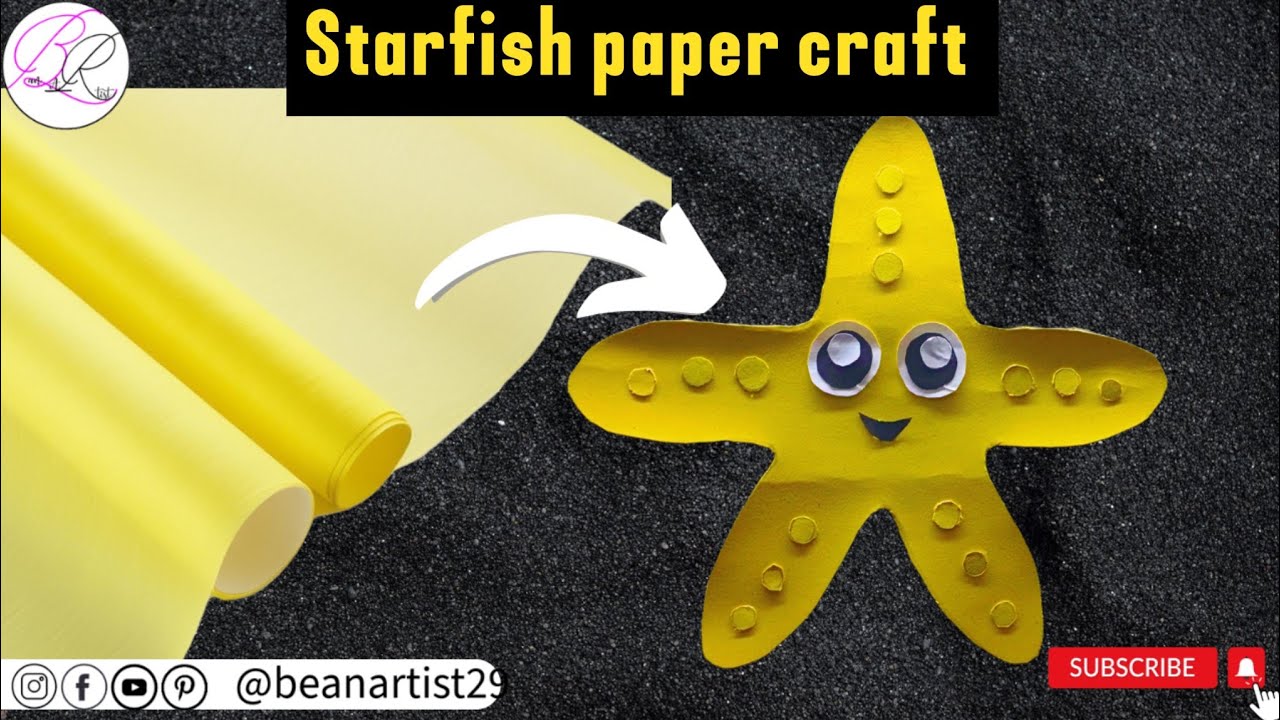 "DIY Starfish Craft: Easy Paper Starfish Tutorial" #twinkle little star #kidscraft #diy - YouTube