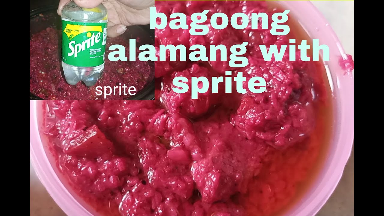 HOW TO COOK BAGOONG ALAMANG WITH SPRITE | gracefully TV - YouTube