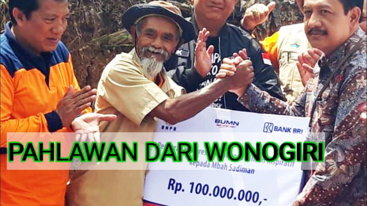 mbah sadiman pahlawan penghijauan - YouTube