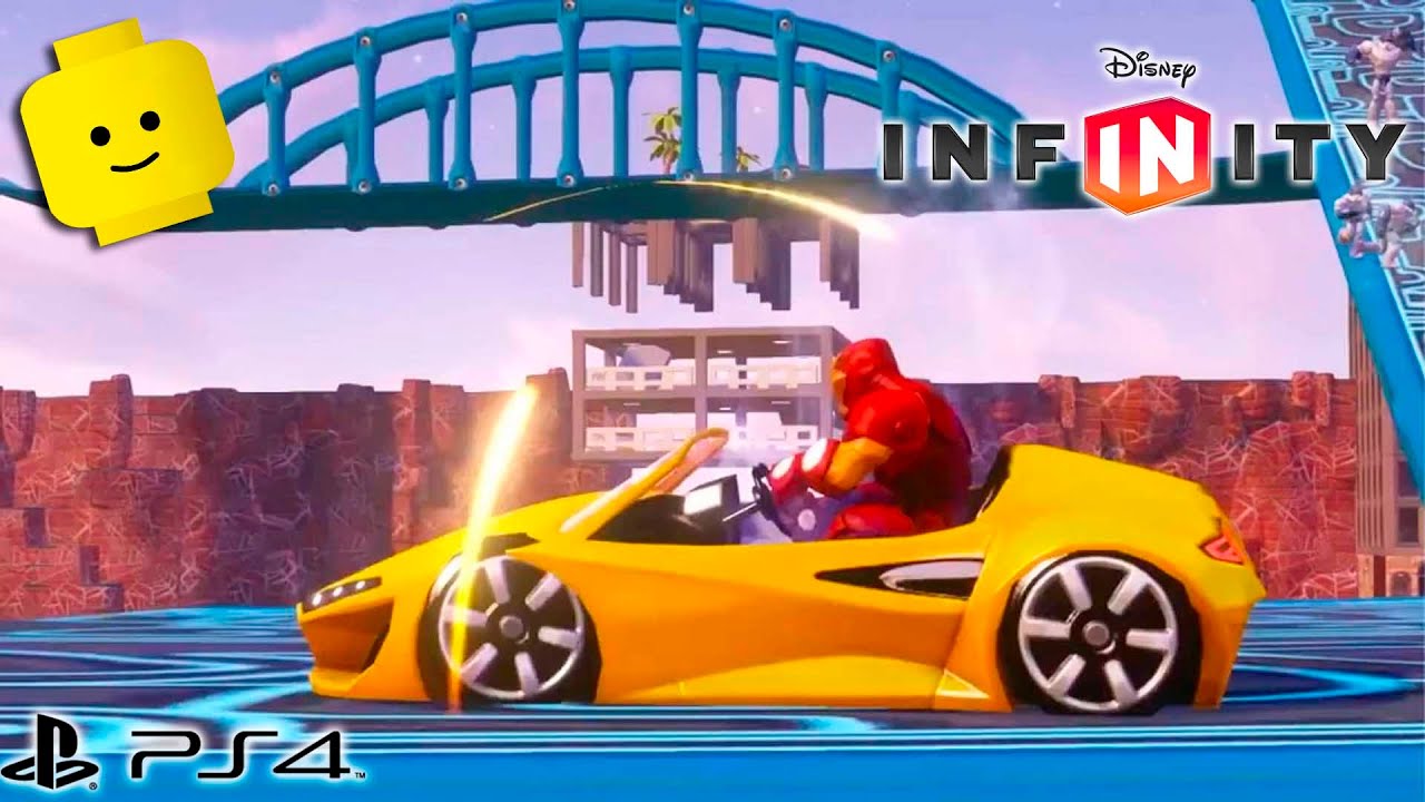 IRON MAN Marvel Superhero - Racing Cars Video Game PS4 Disney Infinity ...