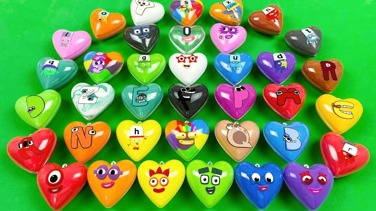 Numberblocks - Looking for Colorful Clay Numberblocks in Heart Slime ...