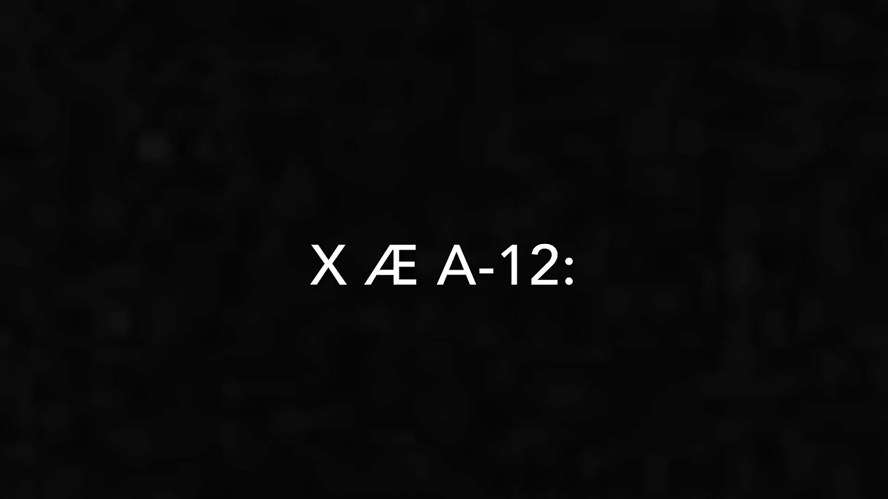 X Æ A-12’s first words - YouTube