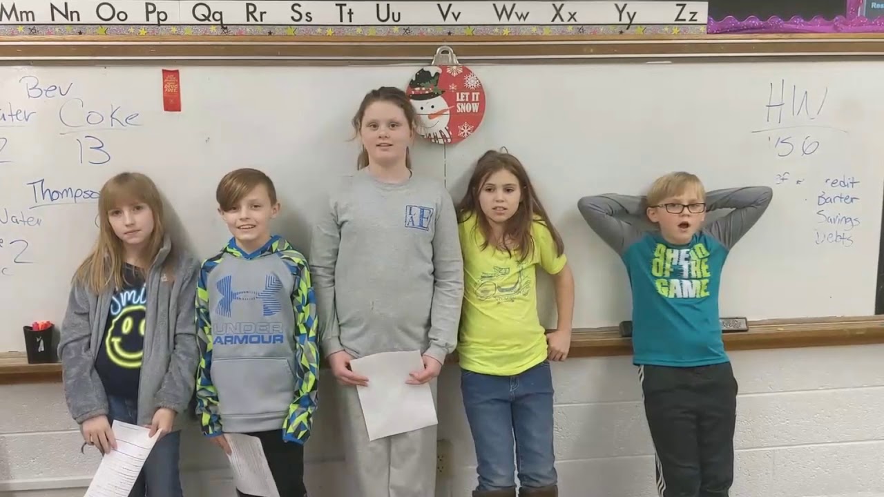 CES Ms. Thompson's 4th Grade All Stars Commitments 2019 - YouTube
