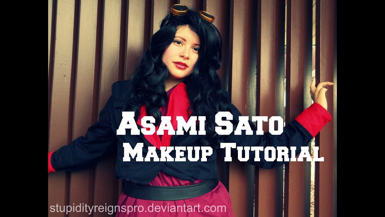 Asami Sato LOK cosplay makeup tutorial - YouTube