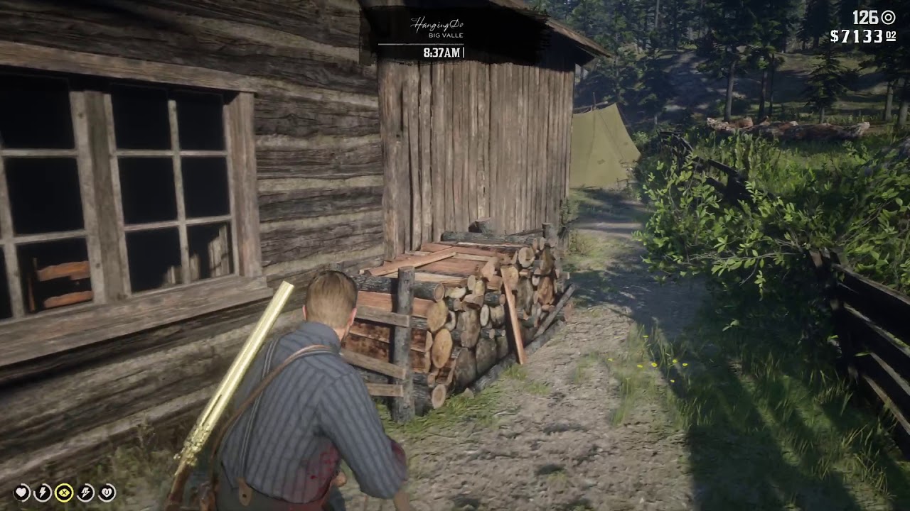 Red Dead Redemption 2: Hanging Dog Ranch (Springfield Rifle + Hatchet ...