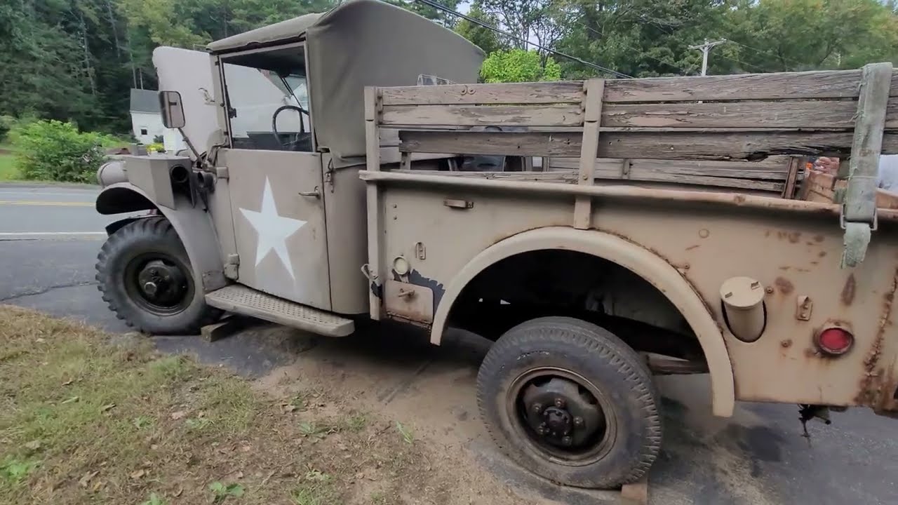 CLASSIC BARN FIND 1953 JEEP MILITARY M37 - YouTube