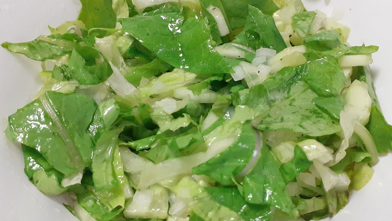 HEALTHY SALAD RECIPE CUCUMBER LETTUCE ROCCA LEAVES #shorts - YouTube