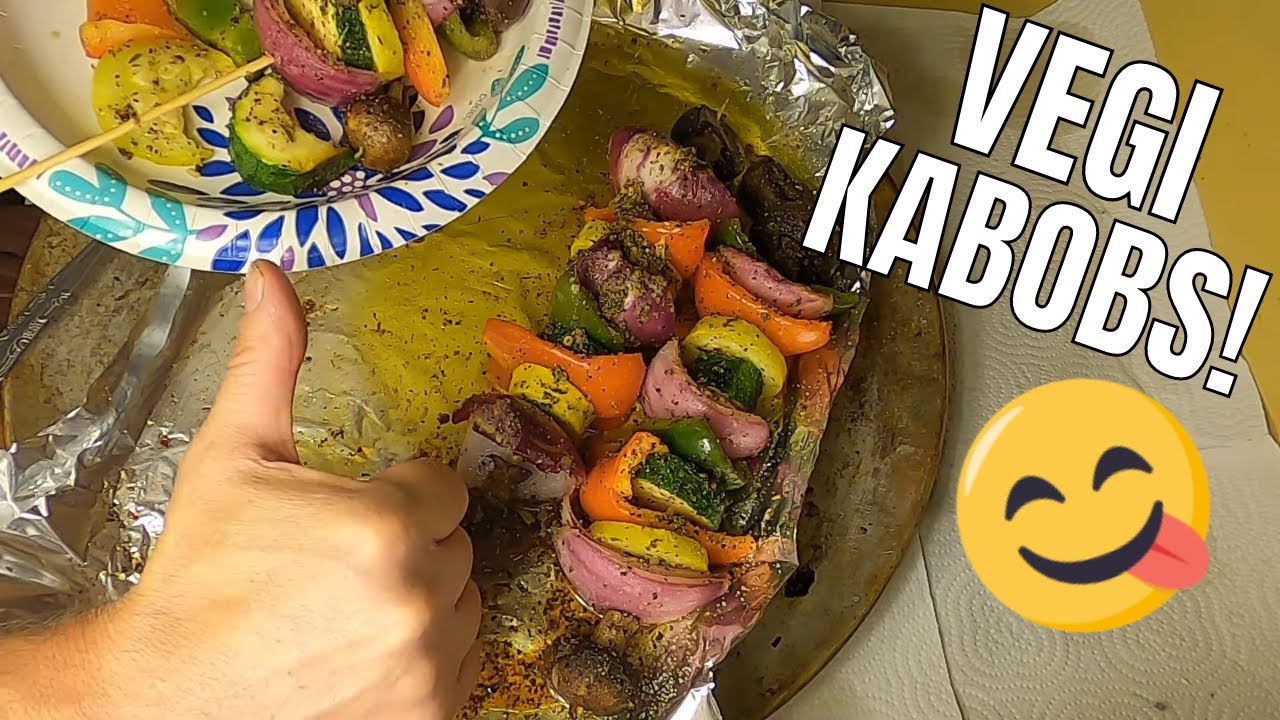 Veggie Kabobs by VidVulture! - (Delicious and Low Cost) - YouTube