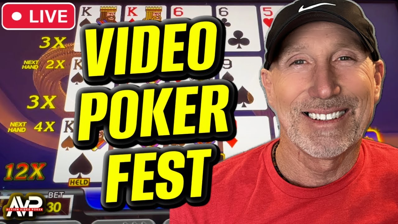 😮 Action Video Poker is LIVE from VIDEO POKER FEST! - YouTube