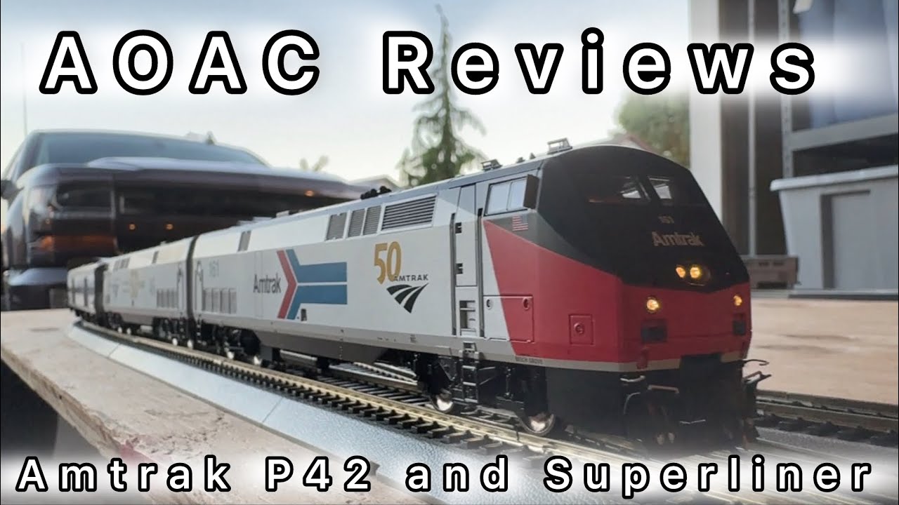 AOAC Reviews: Athearn HO Scale Amtrak P42DC 161 DCC & Sound - YouTube