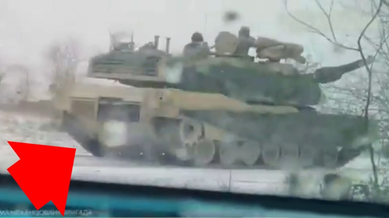M1 Abrams Tank Deployed Near Avdiivka - YouTube