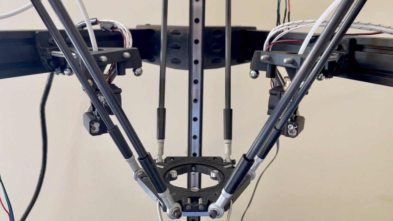 Delta Toolchanger - 2 Tools - YouTube