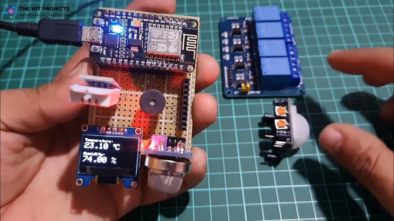 ESP8266 Based Smart Kitchen Automation & Monitoring System ESP DASH Library - YouTube