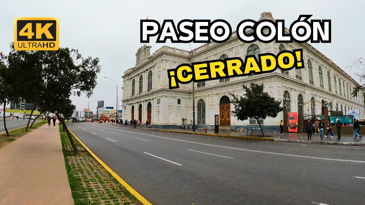 ¡Cierran el Paseo Colón! | Obras de la Línea 2 del Metro de Lima y ...