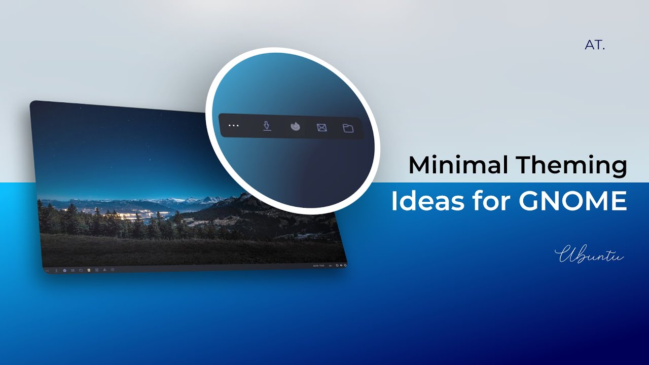 GNOME Customization | Minimal Edition - YouTube
