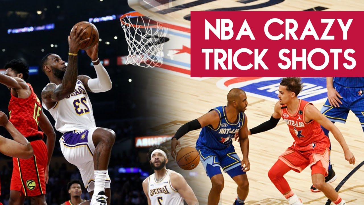 NBA TRICK SHOT COMPILATION - YouTube
