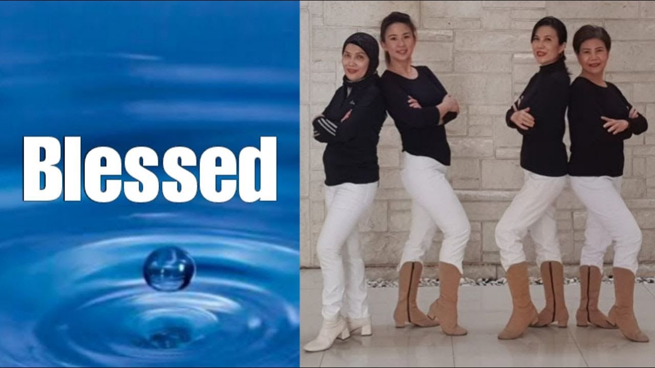 Blessed Line Dance (demo & count) - YouTube