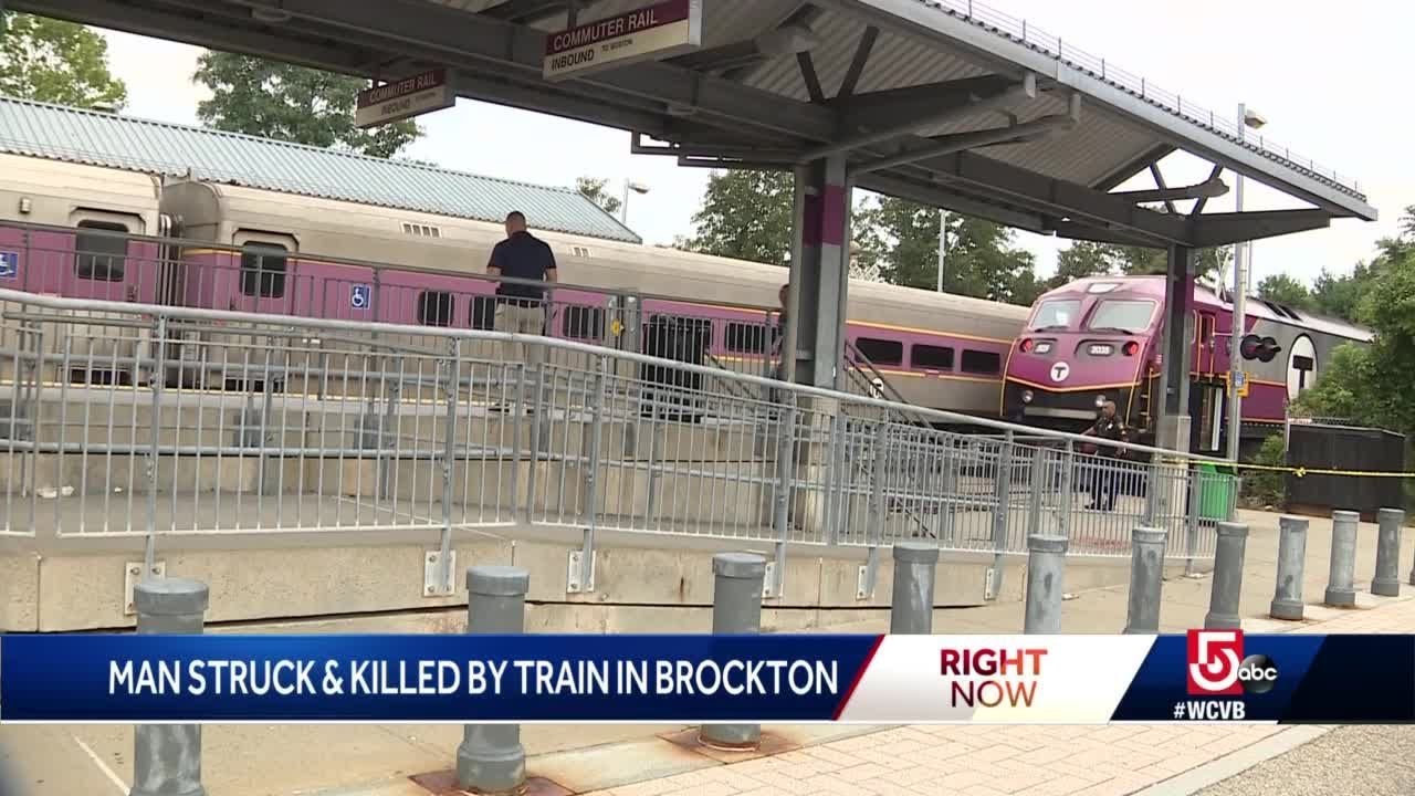 Man struck, killed by train in Brockton - YouTube