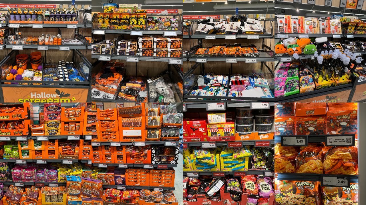 LIDL HALLOWEEN DECORS, COSTUMES, SWEETS & PARTY FOOD COLLECTION 2024 ...