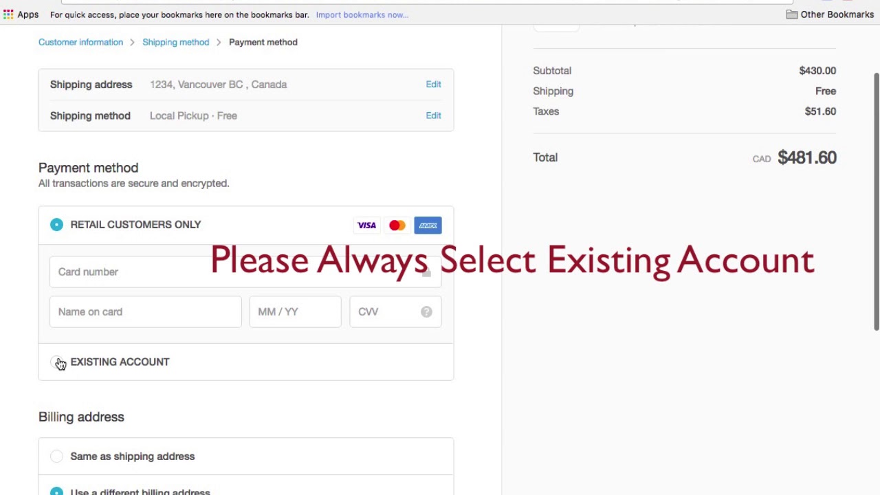 Online Account Tutorial - YouTube