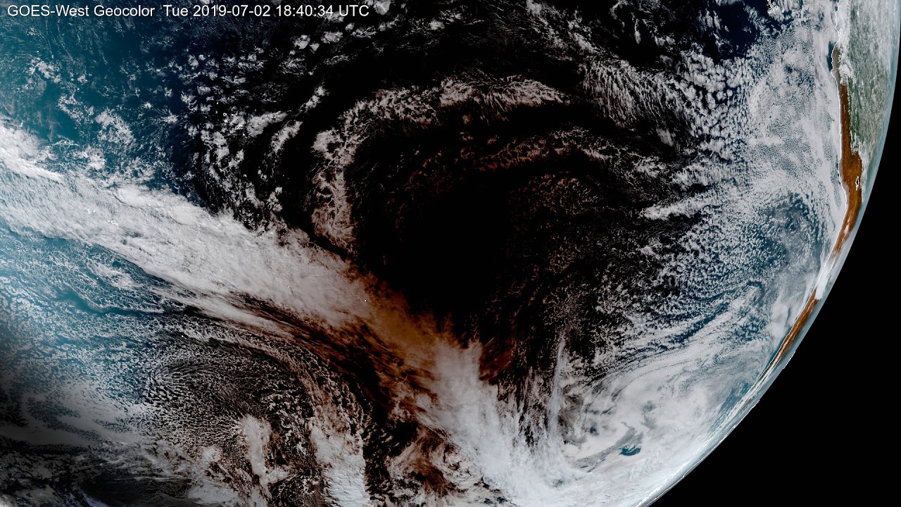 The Solar Eclipse of July 2, 2019 ― GOES 16 & 17 images - YouTube
