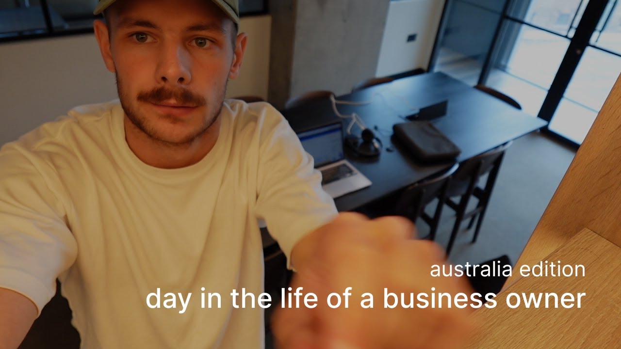 day in the life of a business owner living in australia - YouTube